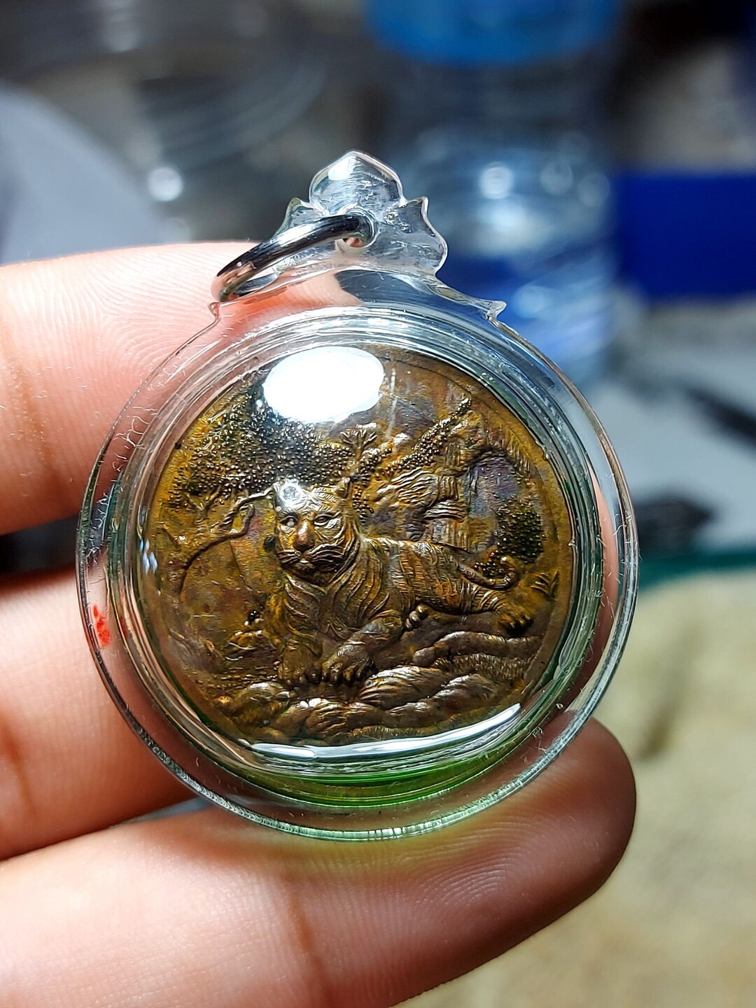 Tiger Amulets Phaya Suea Non Kin Medal Great of Protection Amulet ...