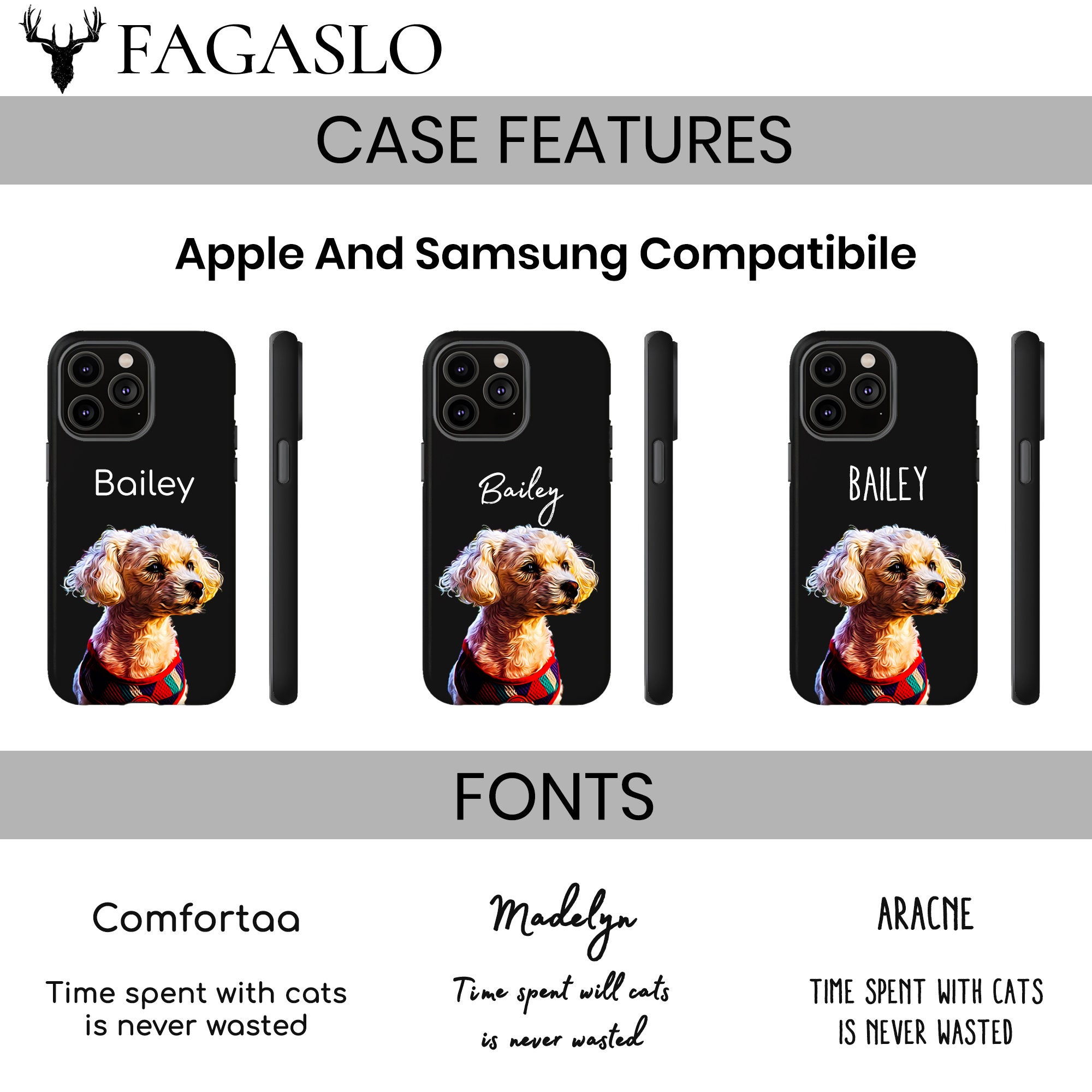 Custom Dog Phone Case or Custom Dog Phone Case, Custom Pet Phone Case ...