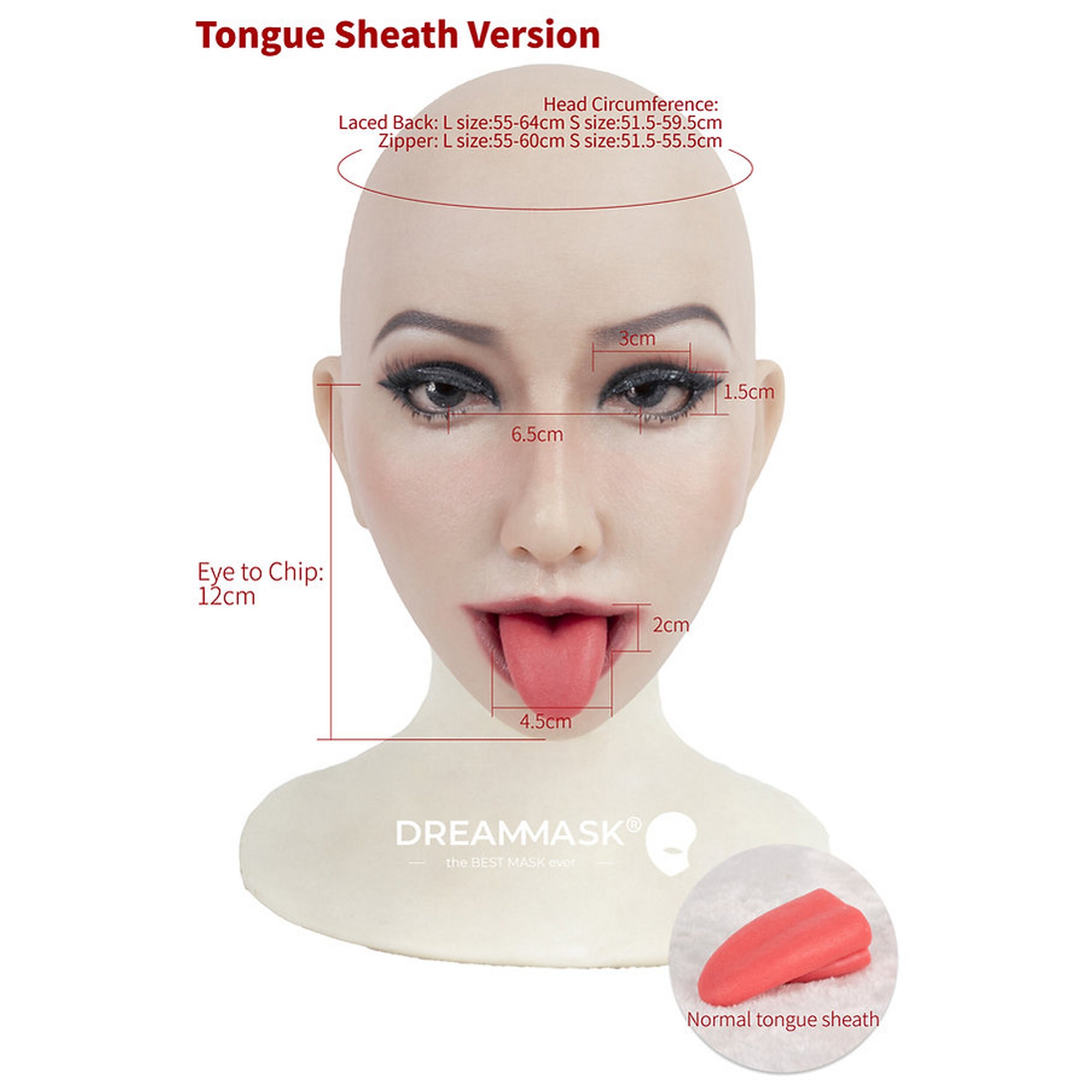 Dreammask Silicone Mask M23 Fantasy Desire Mask Tongue Version - Etsy