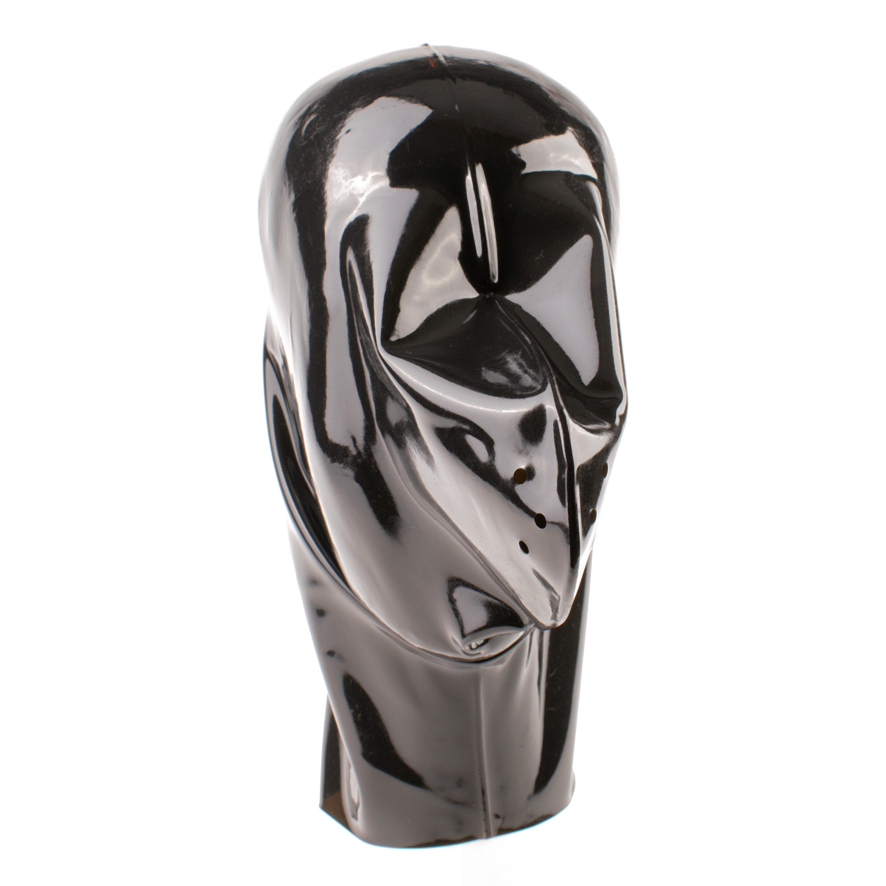 Rubberfashion Latex Mask Men Breathing Latex Mask Hood With Openings ...
