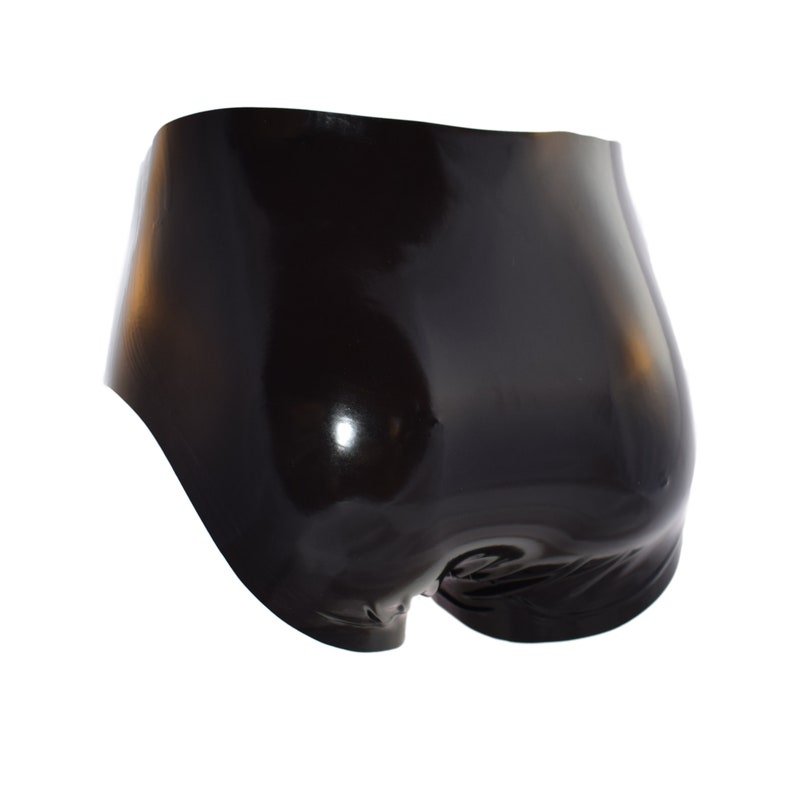 Rubberfashion Latex Slip Short Sexy Hot Pants With Penis - Etsy