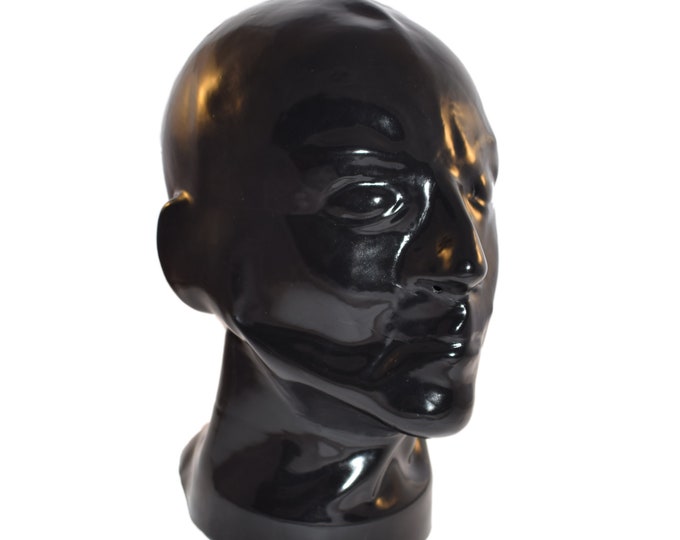 Rubberfashion Latex Maske Latexmaske Fantomas Öffnungen Für Nase Und ...