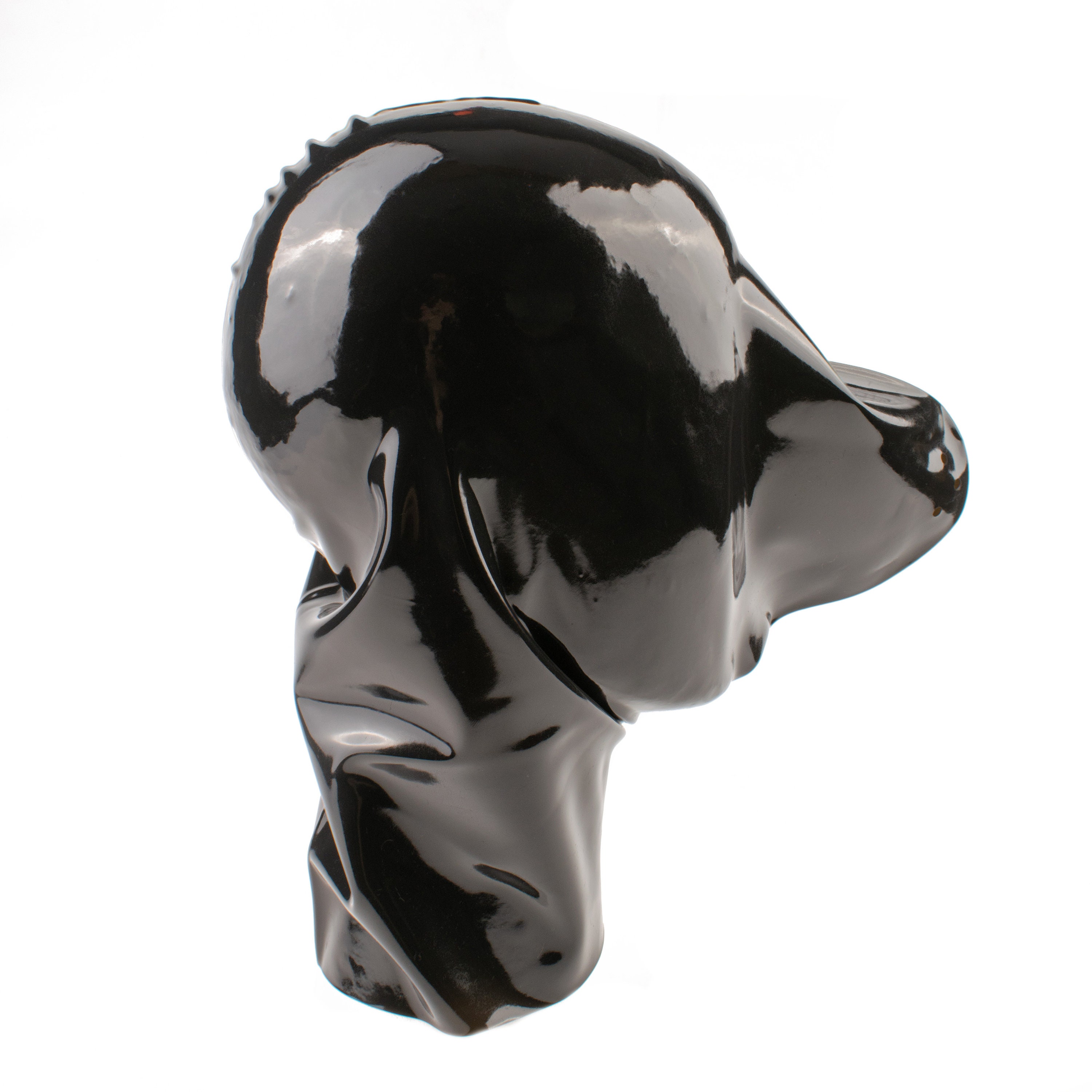 Rubberfashion Latex Mask Men Breathing Latex Mask Hood With Openings ...