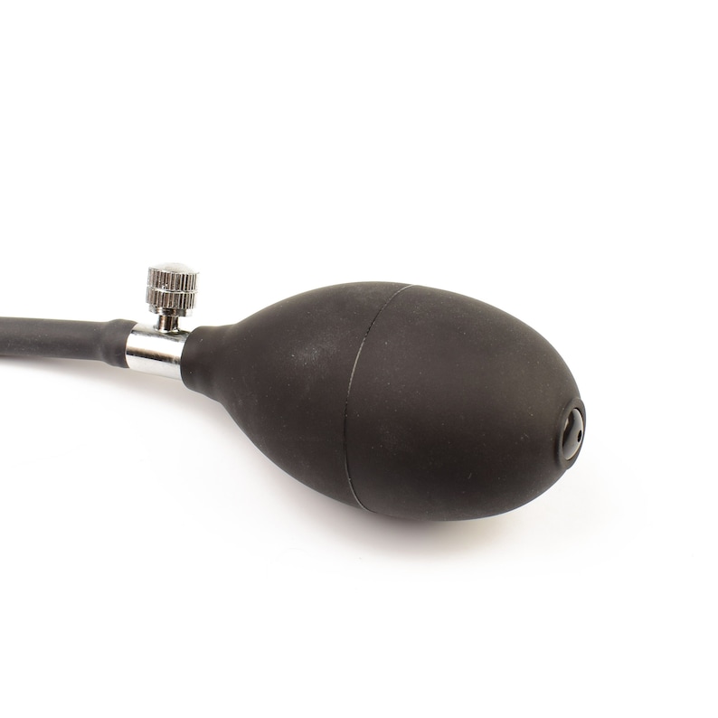 Rubberfashion Latex Analdildo Aufblasbar Aufblasbarer Maxi Gerippter