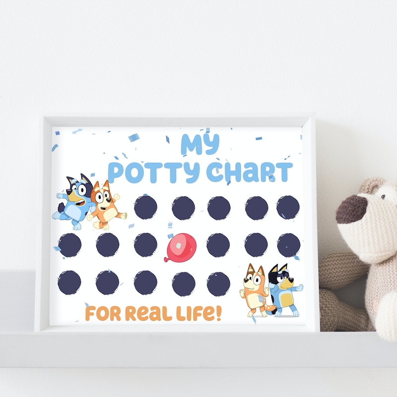Bluey Potty Training Chart - Etsy