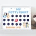 Bluey Potty Chart,bluey, Potty Chart, Potty Training Chart, Potty ...