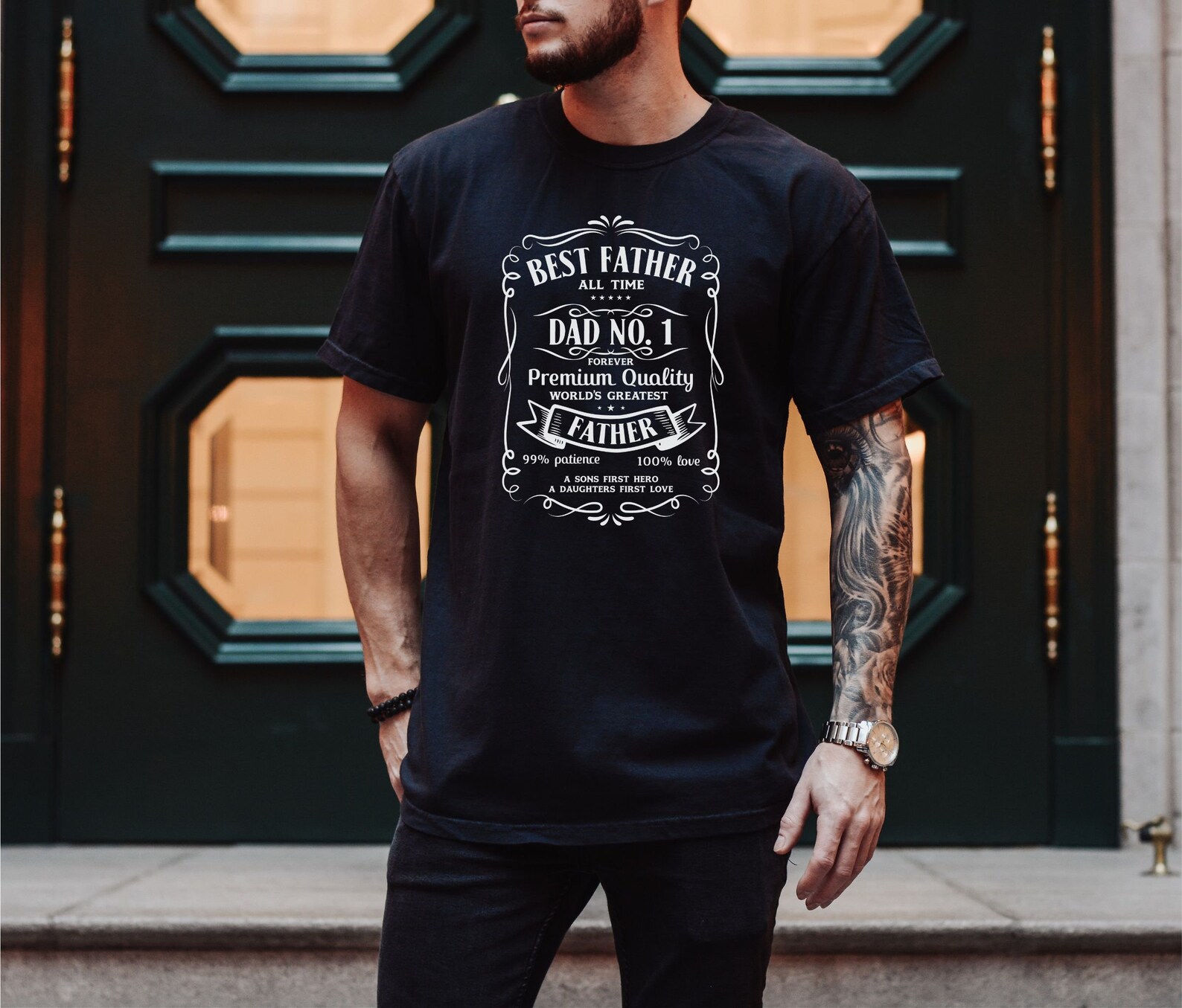 Best Father 1 Dad Tee Offered in 6 Colors - Etsy