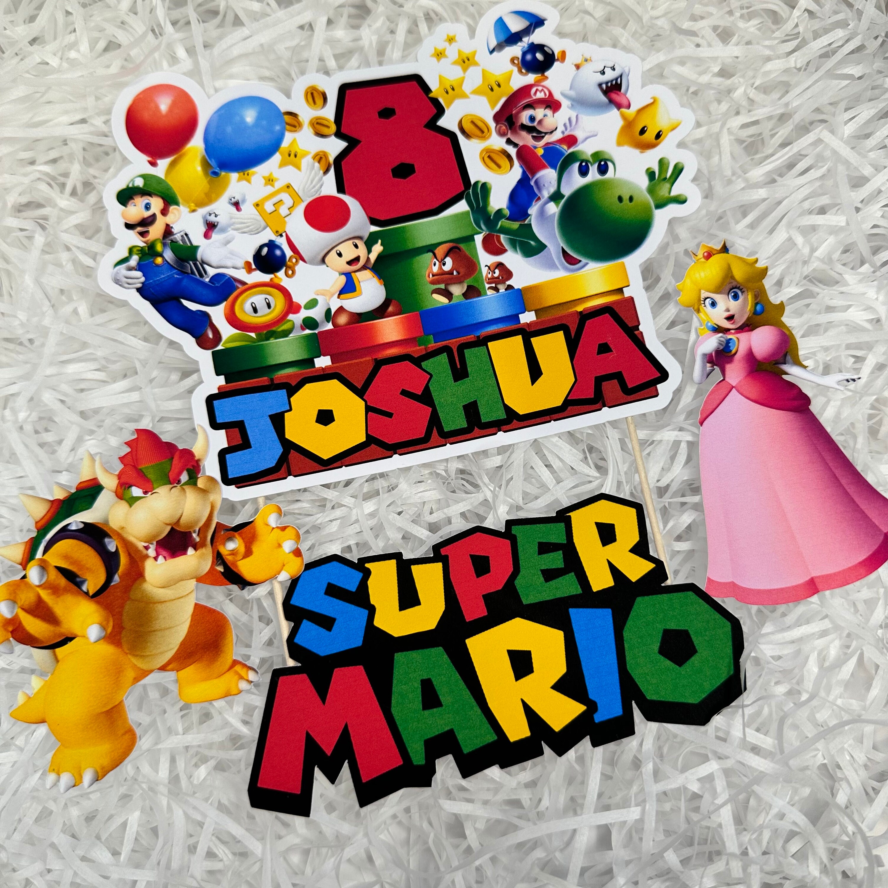 Super Mario Cake Topper / Super Mario Cake Charm / Super Mario - Etsy UK