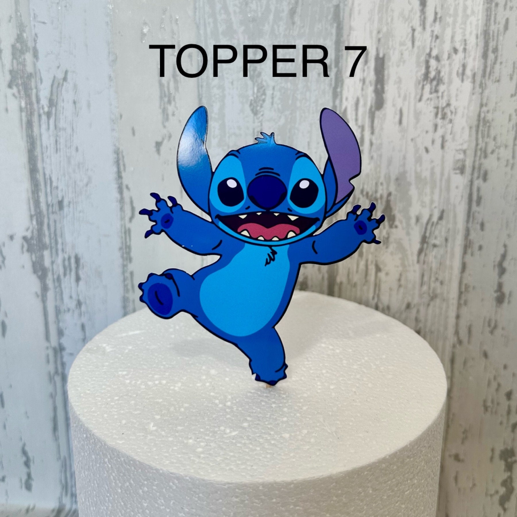 Stitch and Angel Cake Toppers/ Stitch Cake Topper/ Stitch - Etsy UK