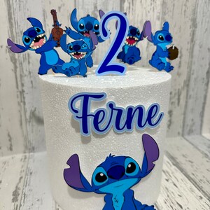 Lilo and Stitch Cake Topper Set/ Lilo & Stitch Cake Topper/ Lilo and ...