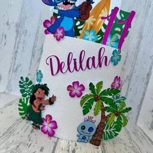 Lilo and Stitch Cake Topper Set/ Lilo & Stitch Cake Topper/ Lilo and ...