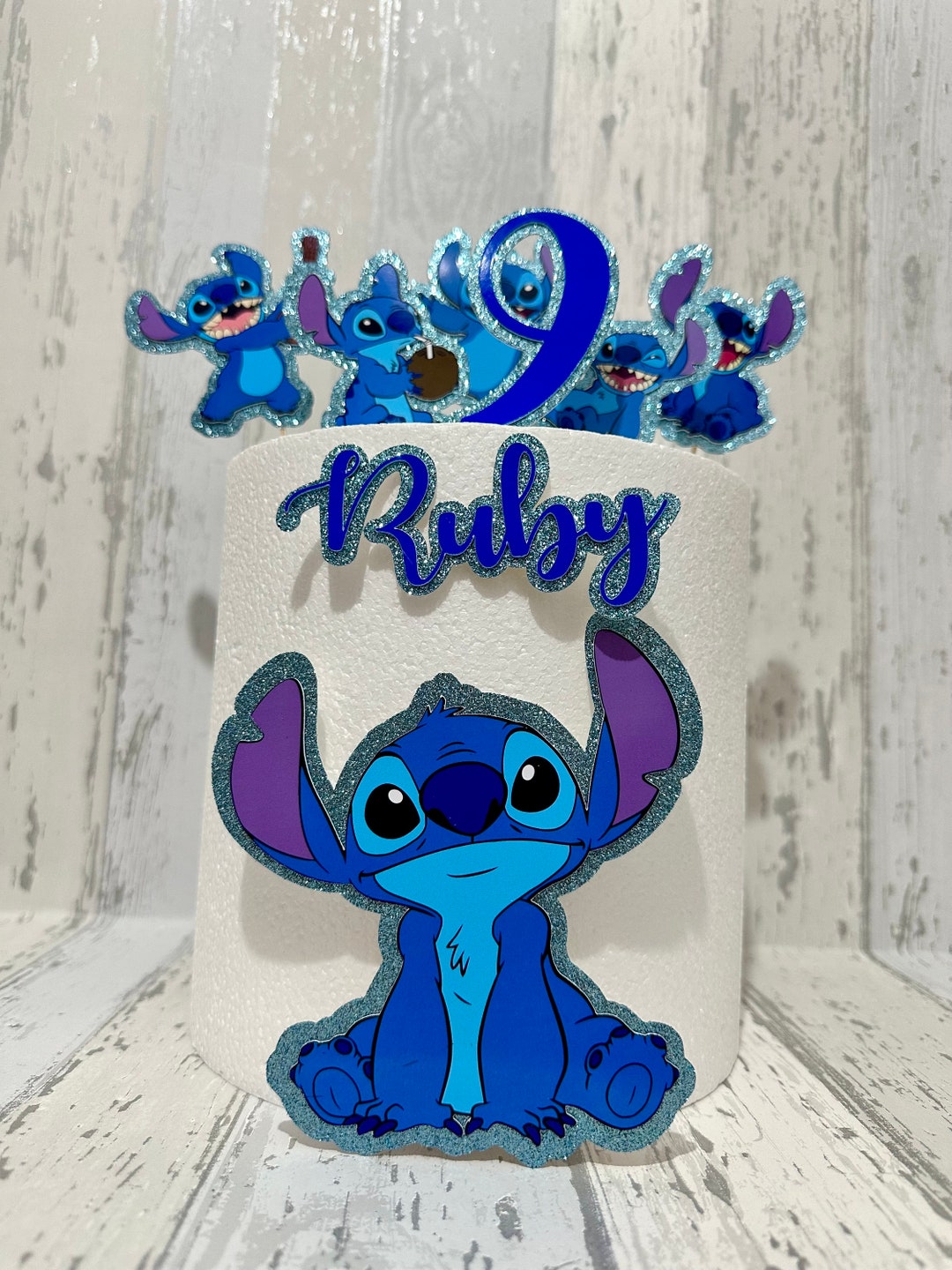 Lilo and Stitch Cake Topper Set/ Lilo & Stitch Cake Topper/ Lilo and ...
