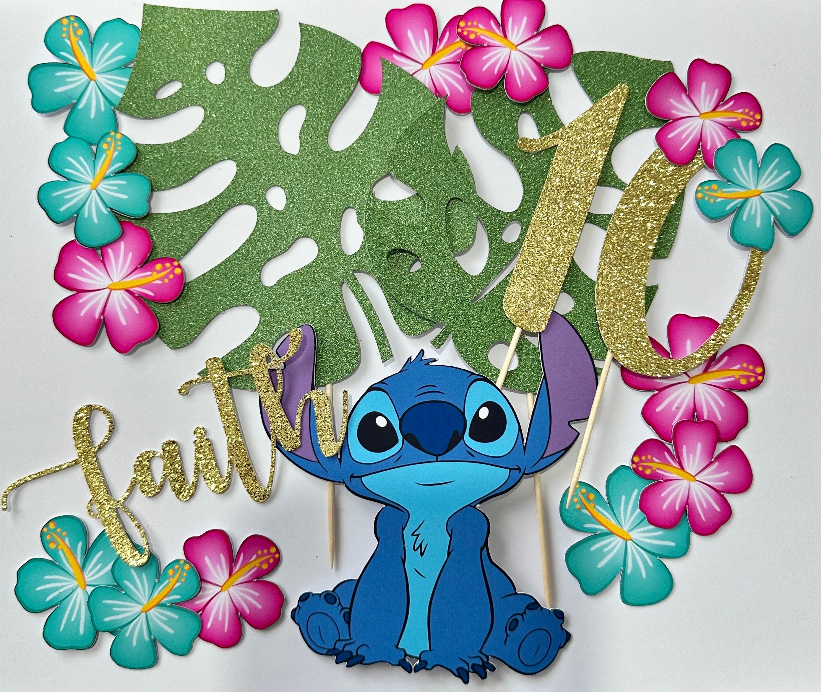 Lilo and Stitch Cake Topper Set/ Lilo & Stitch Cake Topper/ Lilo and ...