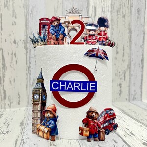 Paddington Bear Cake Topper Cake Charm Birthday Party Cake Topper ...