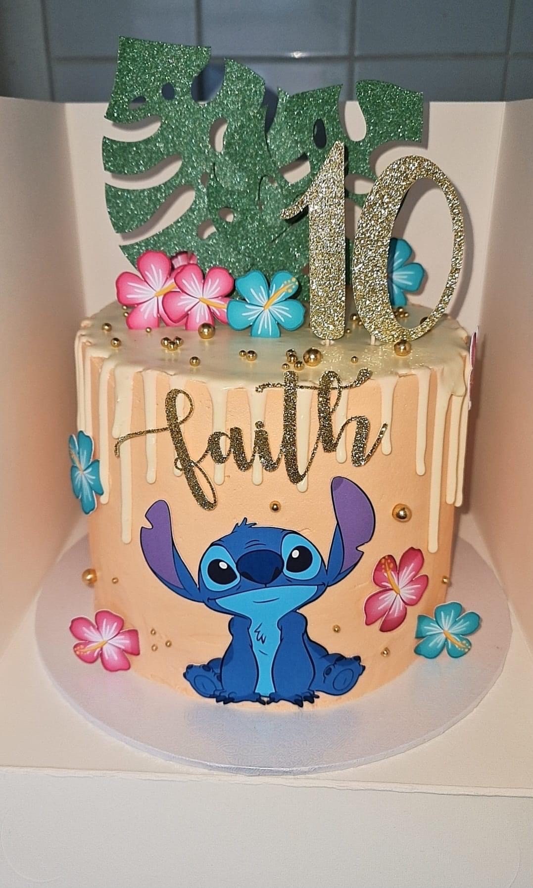 Lilo and Stitch Cake Topper Set/ Lilo & Stitch Cake Topper/ Lilo and ...