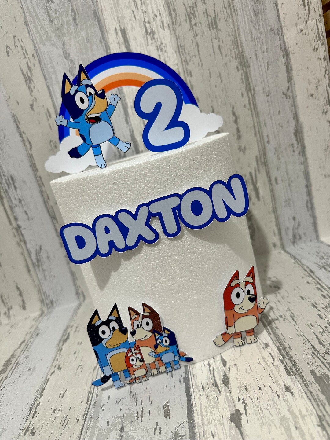 Bluey Cake Topper | Bluey Cake Charm | Bluey Birthday Party | Chilli ...