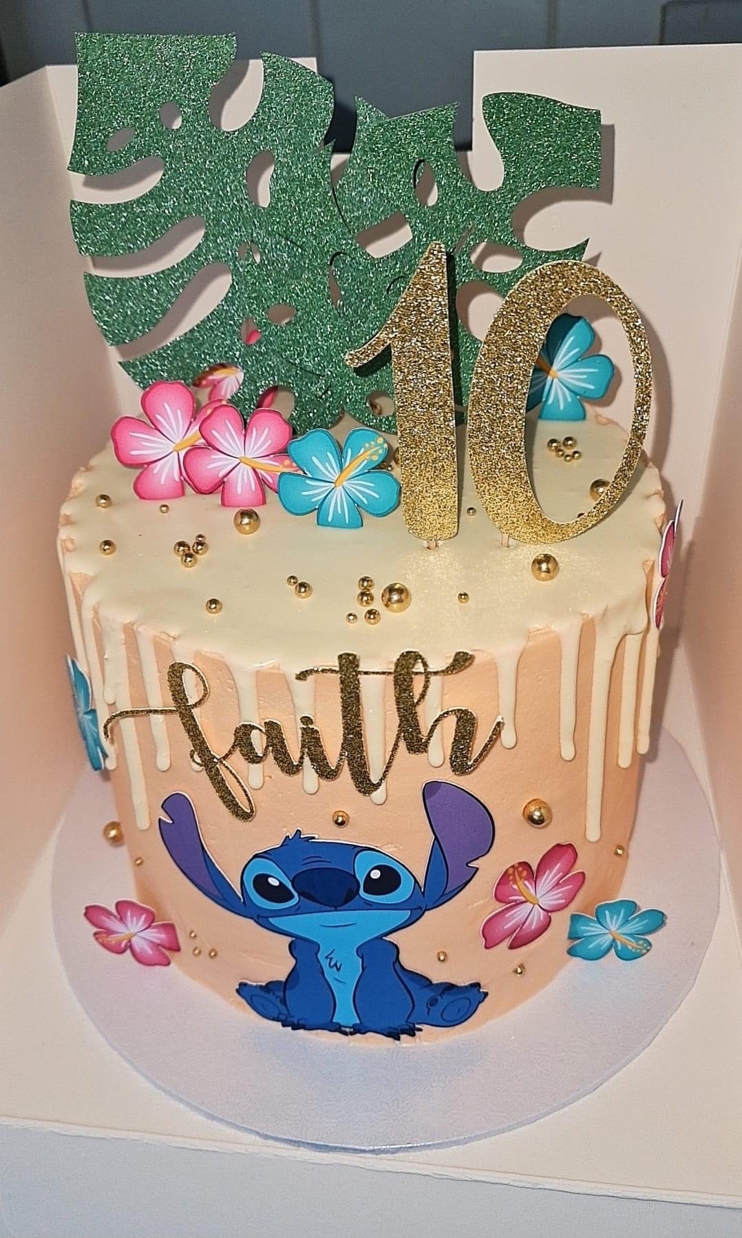 Lilo and Stitch Cake Topper Set/ Lilo & Stitch Cake Topper/ Lilo and ...