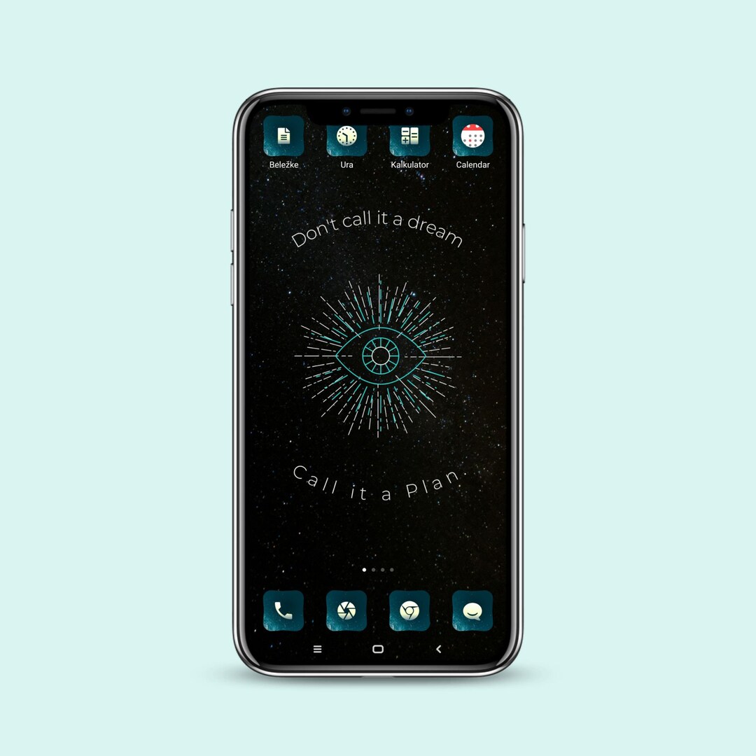 Phone Wallpaper Digital Download Affirmation Uplifting Quote Png File ...