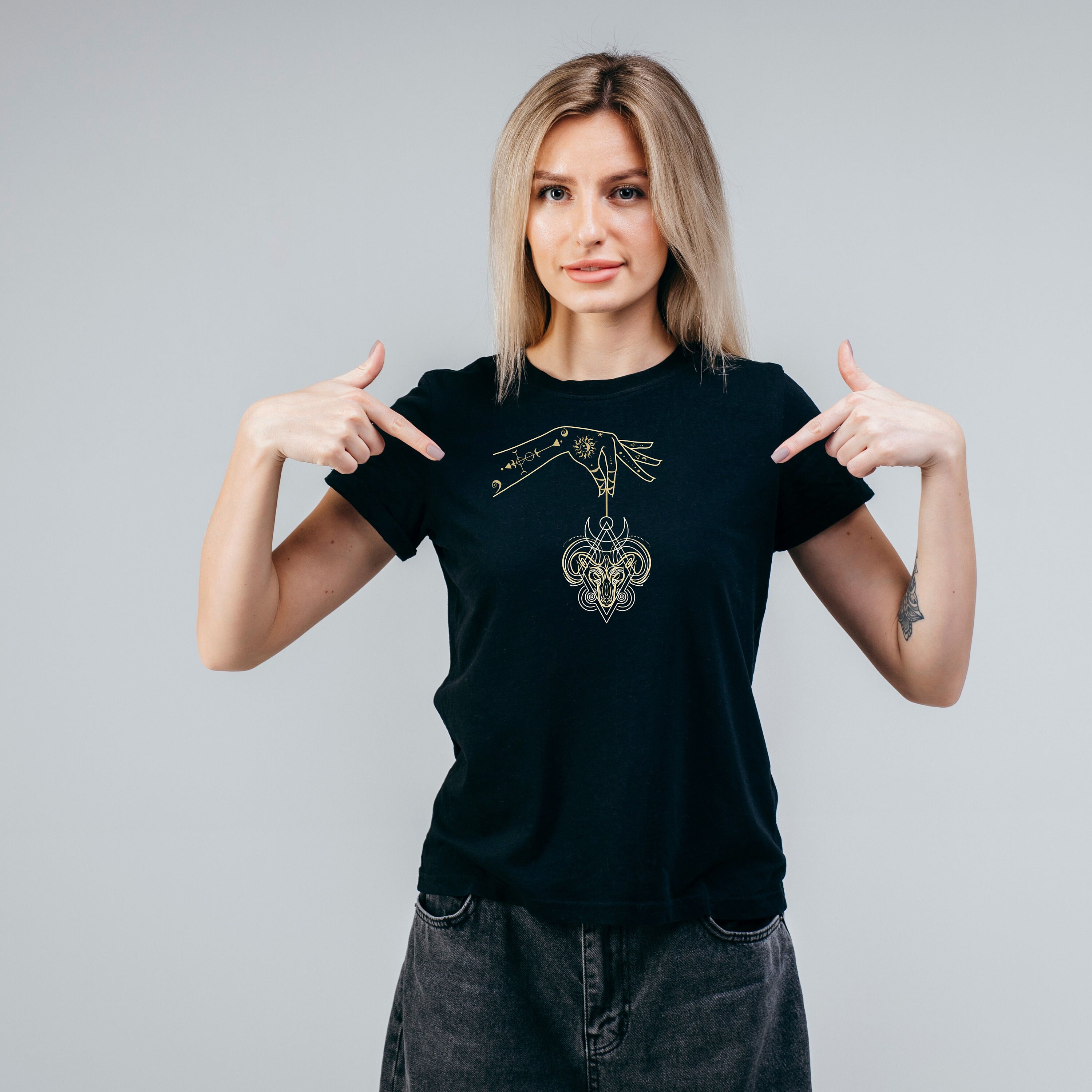 Zodiac Png File Aries Sign Mystery Hand With Sun Moon Fairy Symbol ...