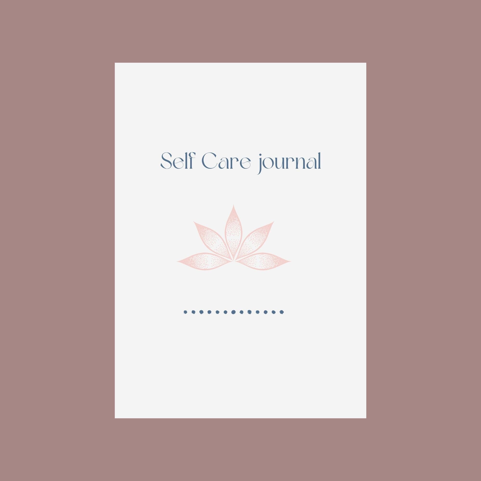 Self Care Journal Digital Downloadable Pdf File Daily Schedule ...