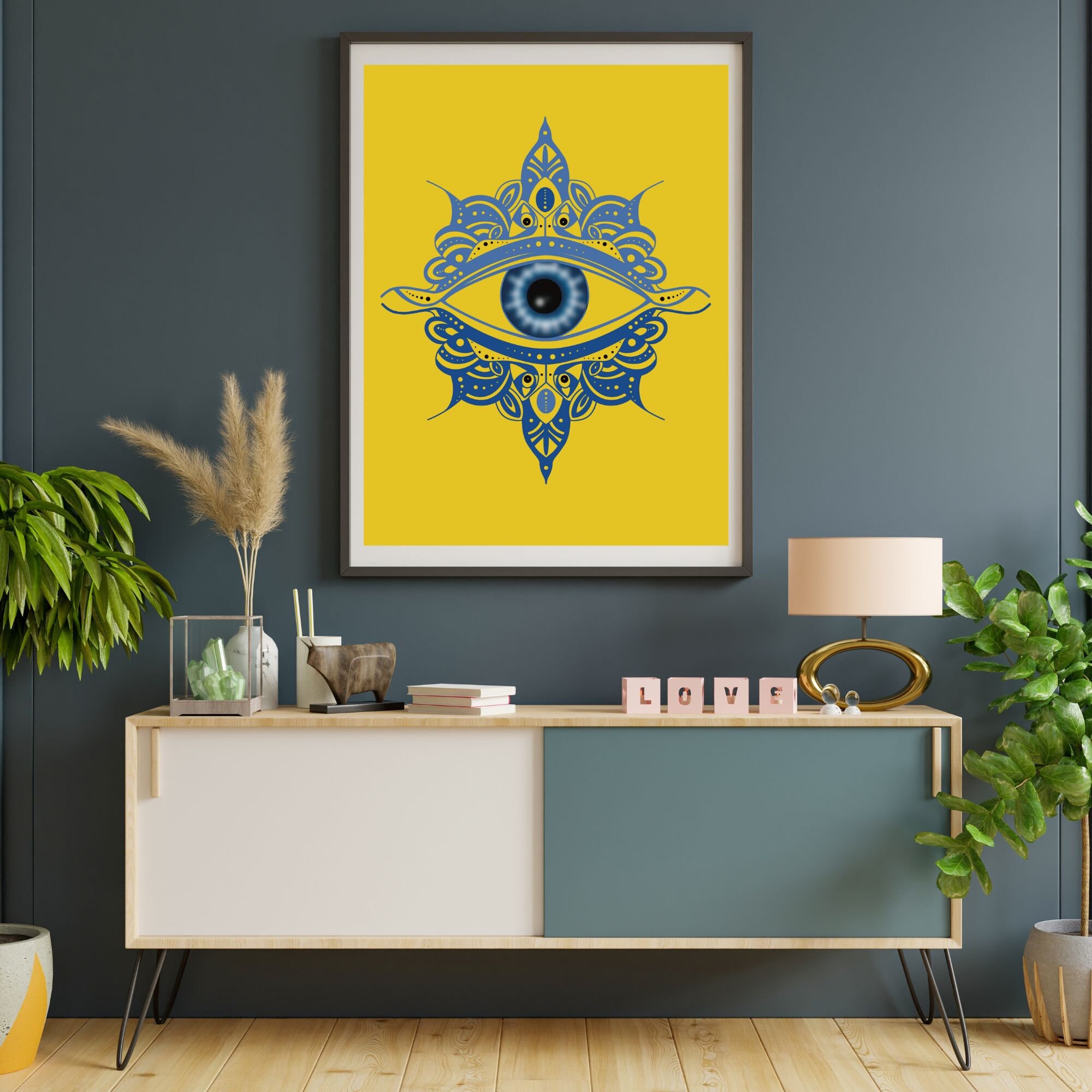 Third Eye Printable Illustration I See You Instant Downloadable Wall ...