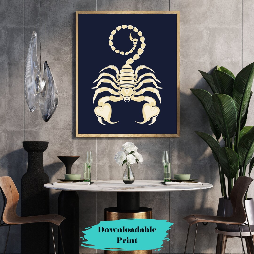 Zodiac Sign Scorpio Instant Download Magic Hand Holding Pendant Like ...