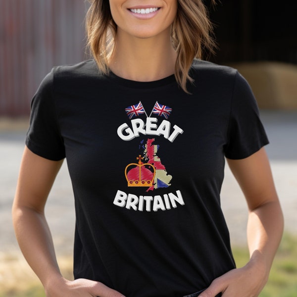 British Flag T Shirt - Etsy