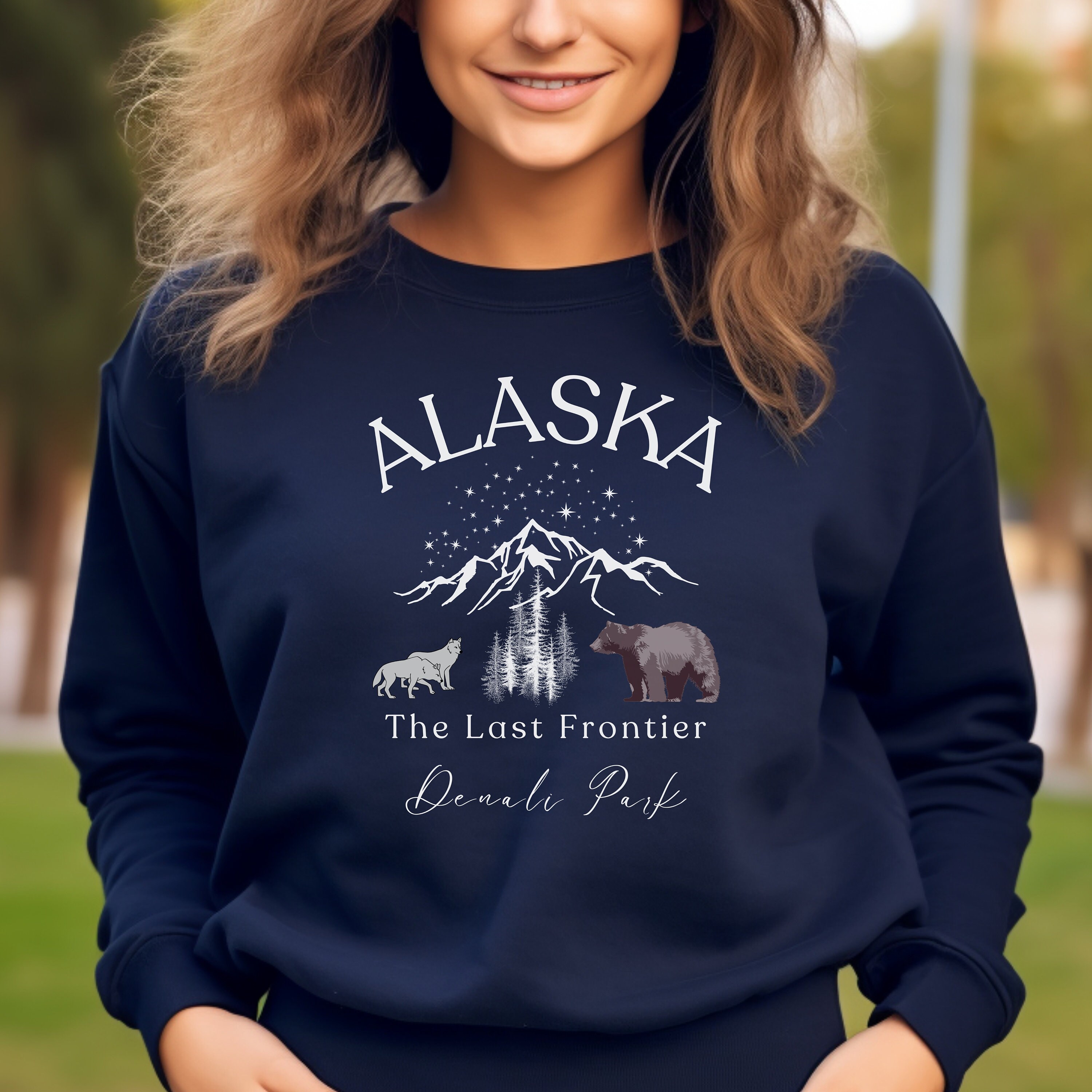 Alaska State Unisex Sweatshirt, the Last Frontier Sweater, Alaskan ...