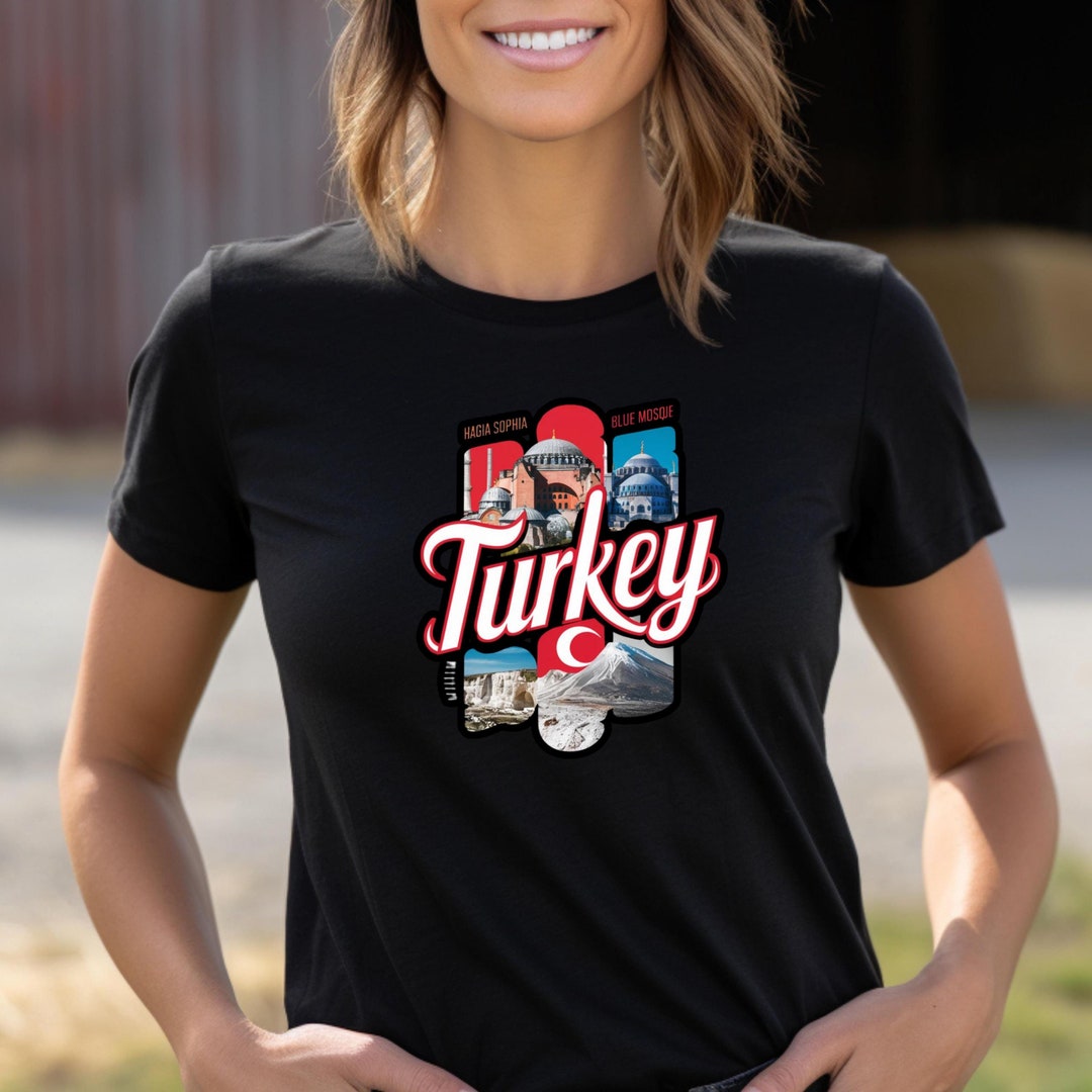 Turkey Unisex Tshirt, Istanbul Capital City, Galata Bridge and Tower ...