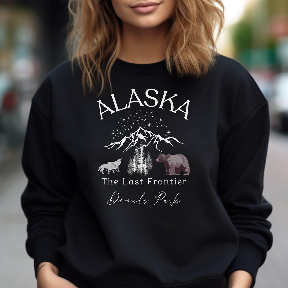 Alaska State Unisex Sweatshirt, the Last Frontier Sweater, Alaskan ...