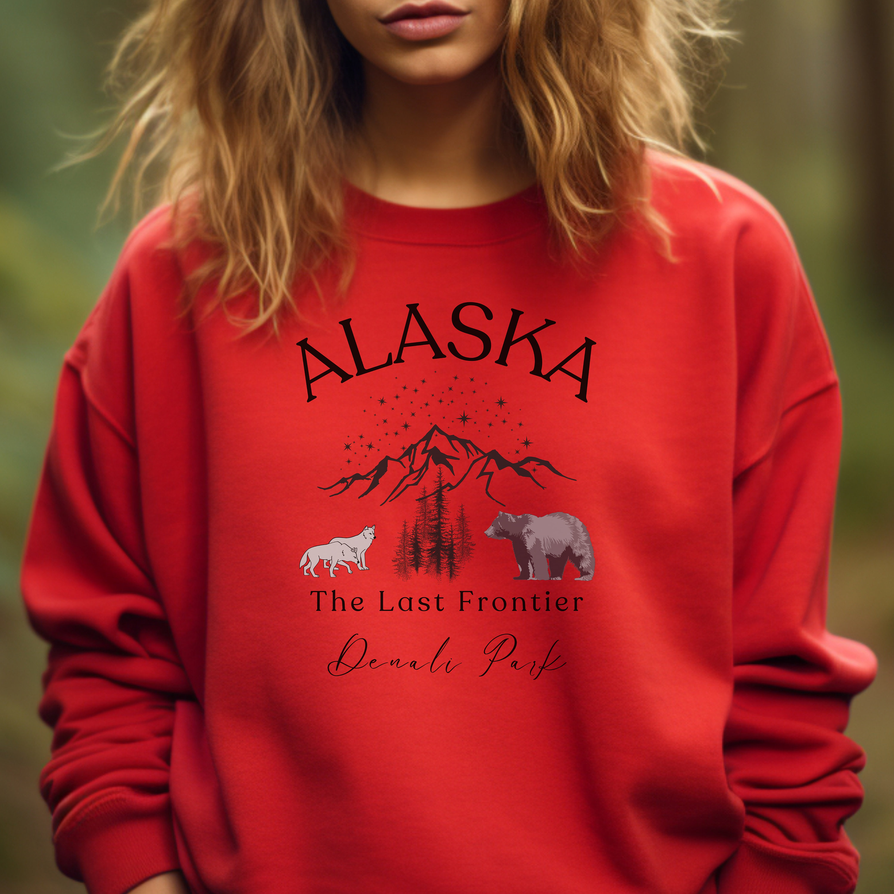 Alaska State Unisex Sweatshirt, the Last Frontier Sweater, Alaskan ...