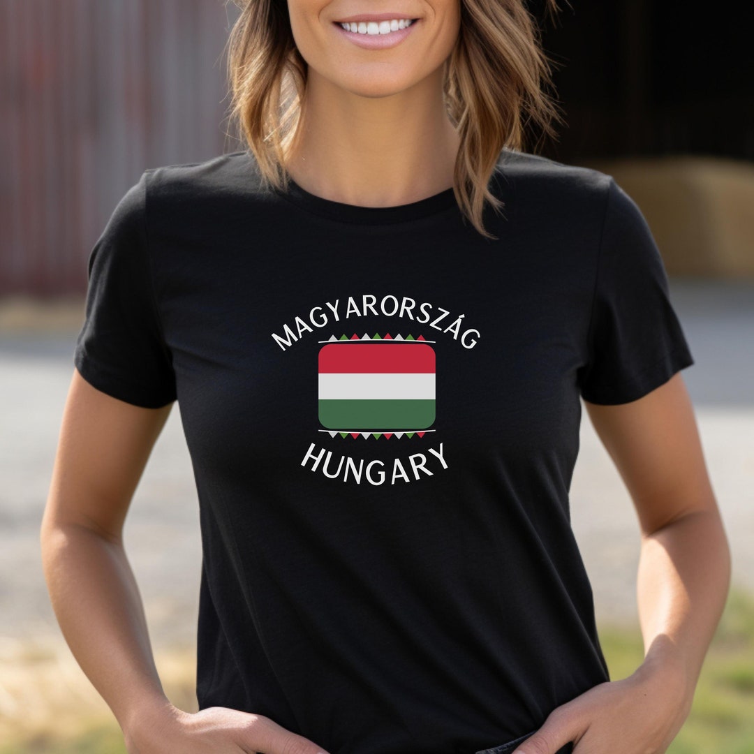 Hungary National Flag Unisex Tshirt, Magyarorszag Banner Shirt ...