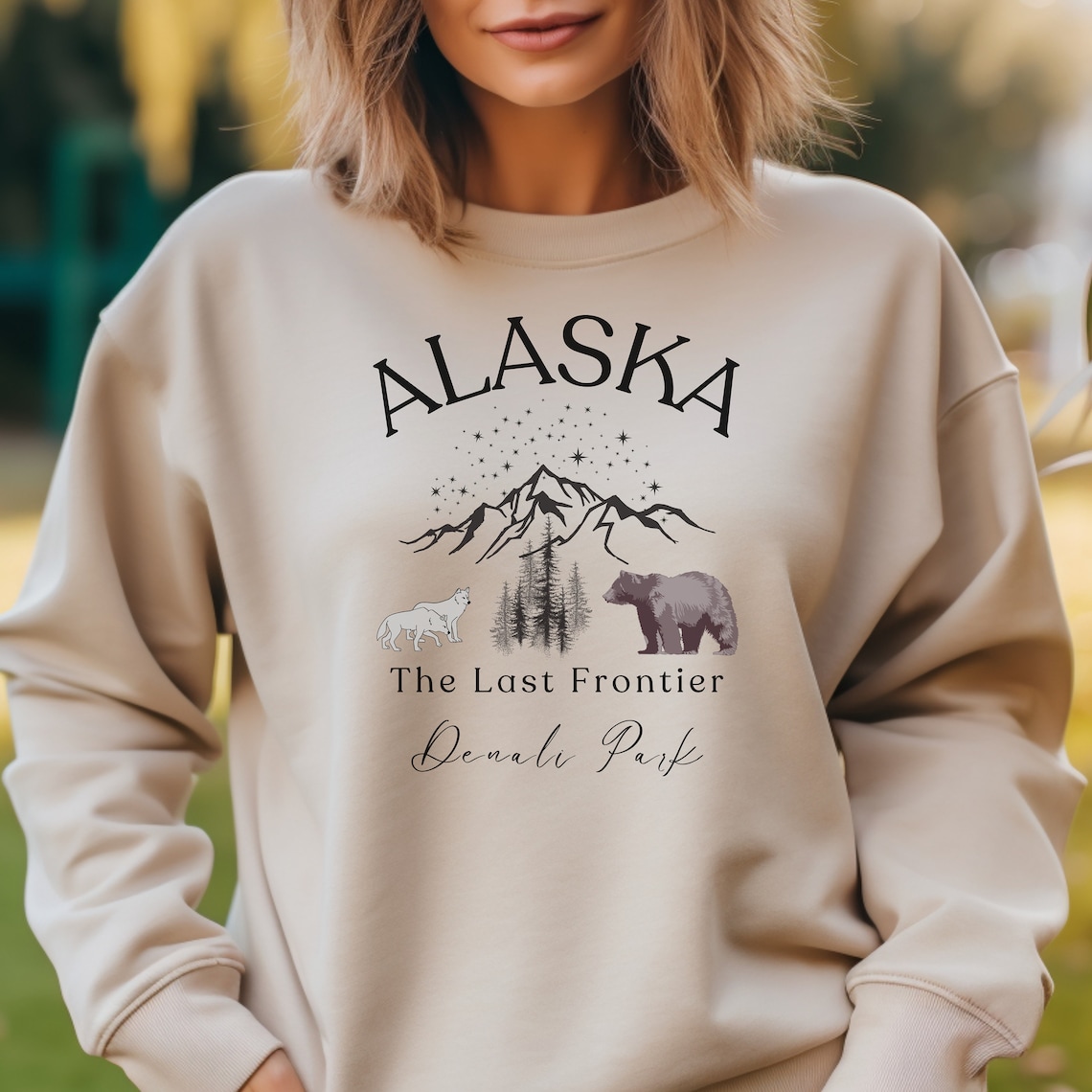 Alaska State Unisex Sweatshirt, the Last Frontier Sweater, Alaskan ...
