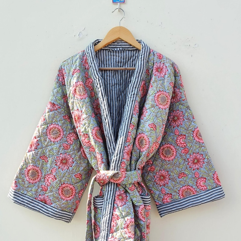 Quilted Robe - Etsy