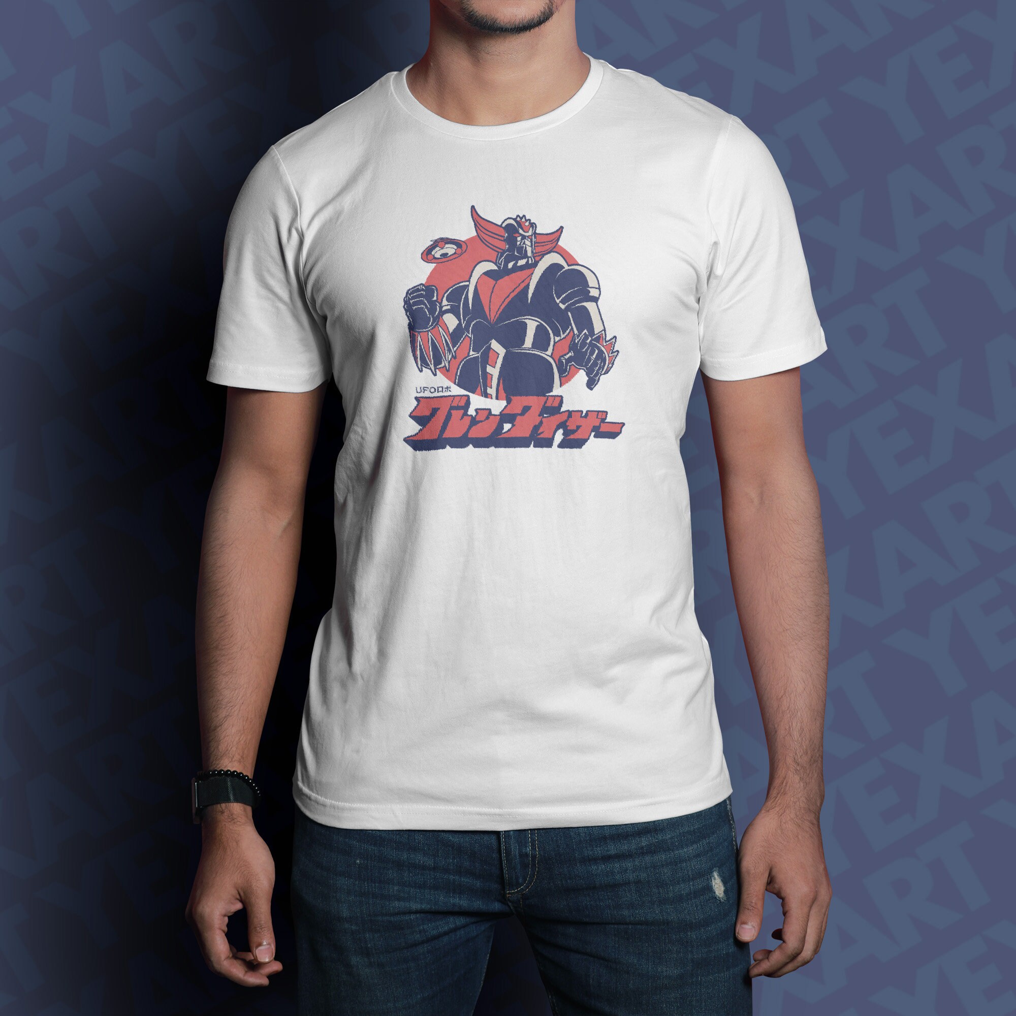 Retro Grendizer -325- T-shirt: Classic Anime Ufo Robot Fanart Tee - Etsy