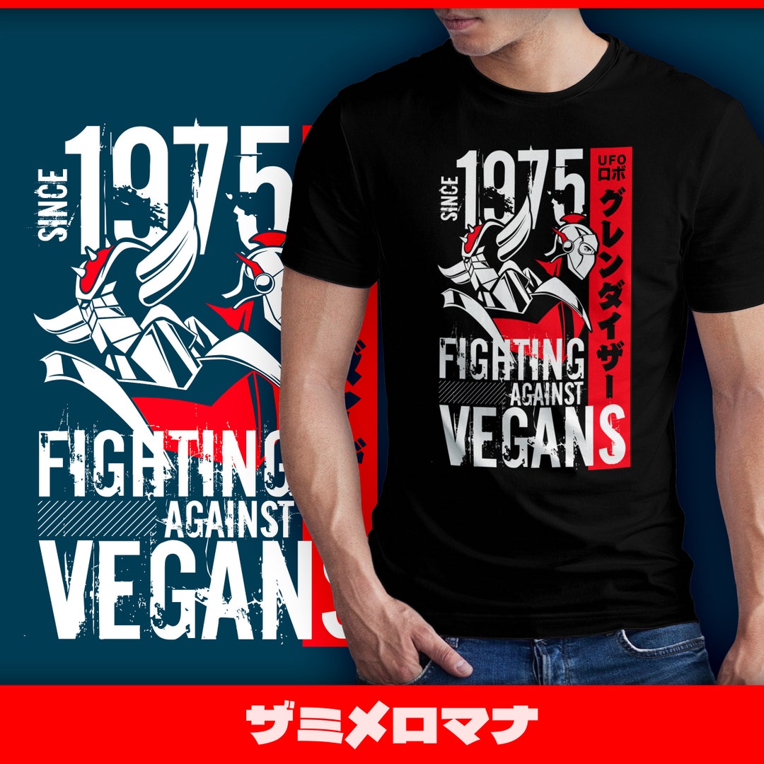 Grendizer Vegan Dark -046- T-shirt: Classic Anime Fanart Tee - Etsy