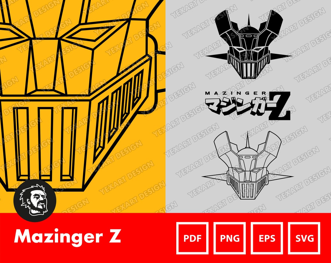 Mazinger Z Mazinger Svg Vector File Vector Mazinger Z - Etsy Canada