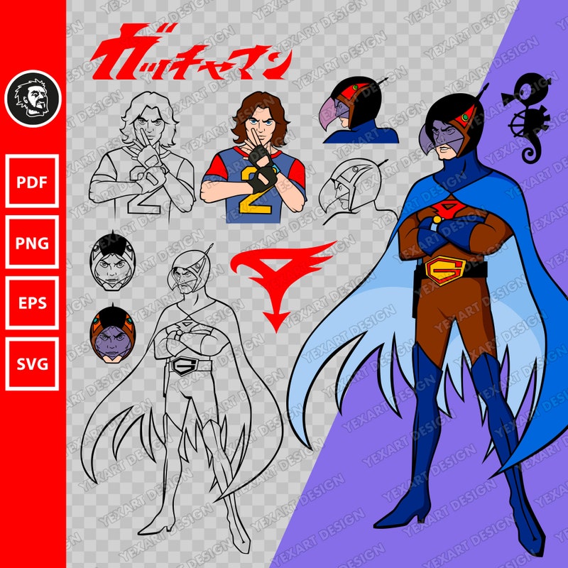 Gatchaman - Etsy