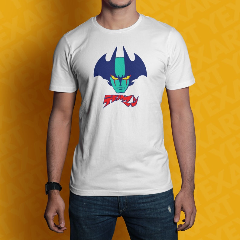 Devilman Head -002- T-shirt: Classic Anime Fanart Tee - Etsy