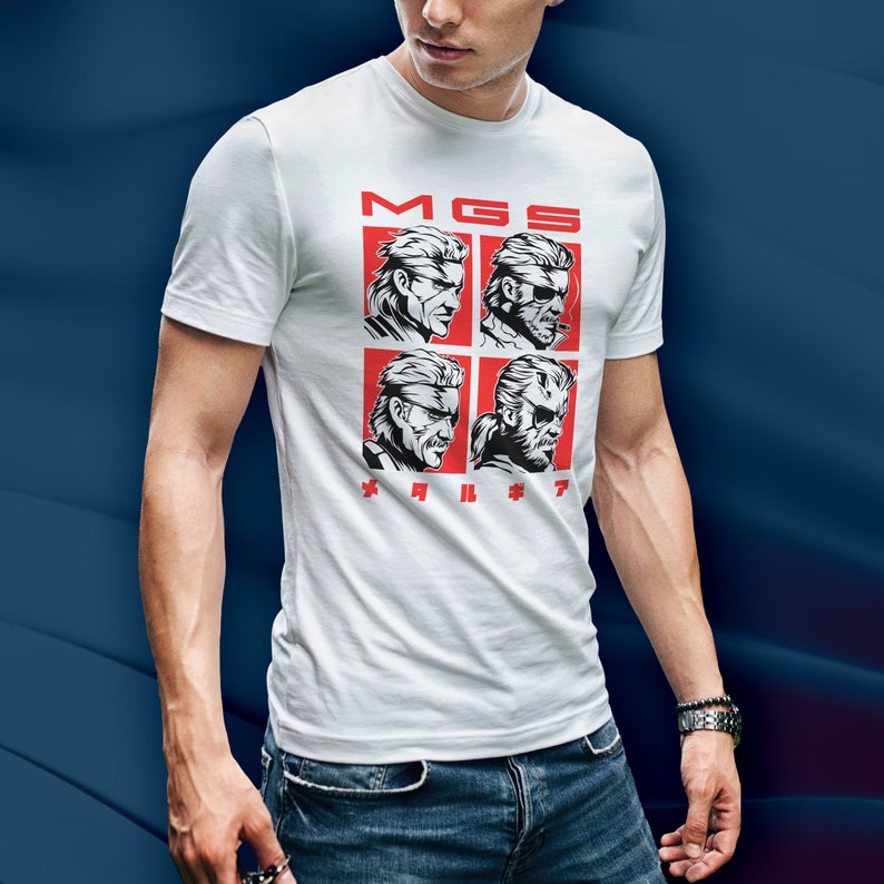 314 MGS Snake Evolution | Classic Game Unisex Tshirt, Videogame Fanart ...