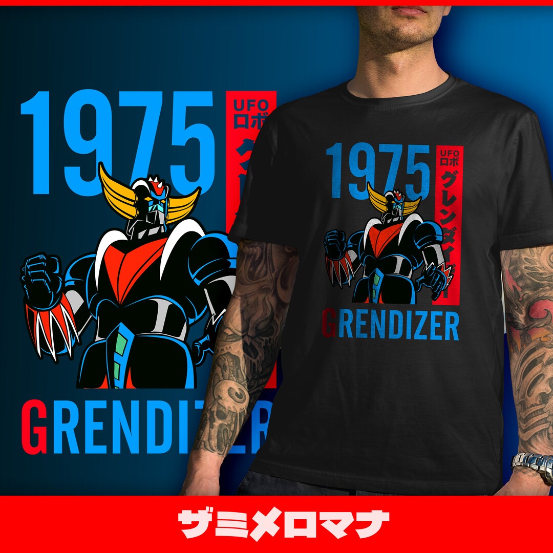 Grendizer 1975 Dark -271- T-shirt: Classic Anime Fanart Tee - Etsy