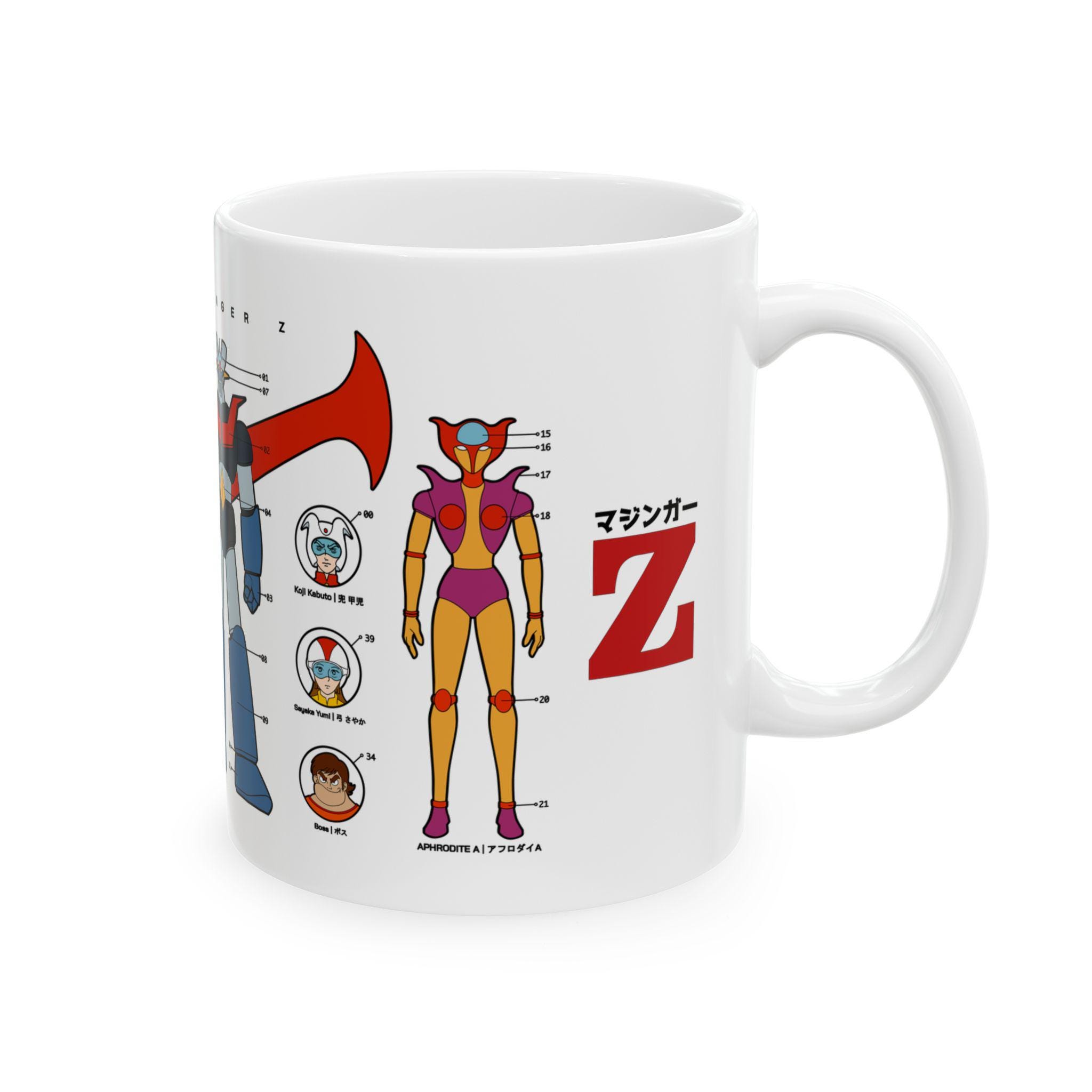 Mazinger Z Mug | Mazinger Coffee, Koji Kabuto Cup, Classic Anime ...