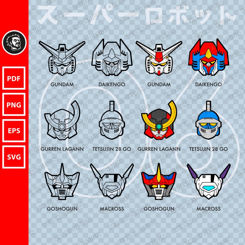 Gundam Robot Drawing - Etsy