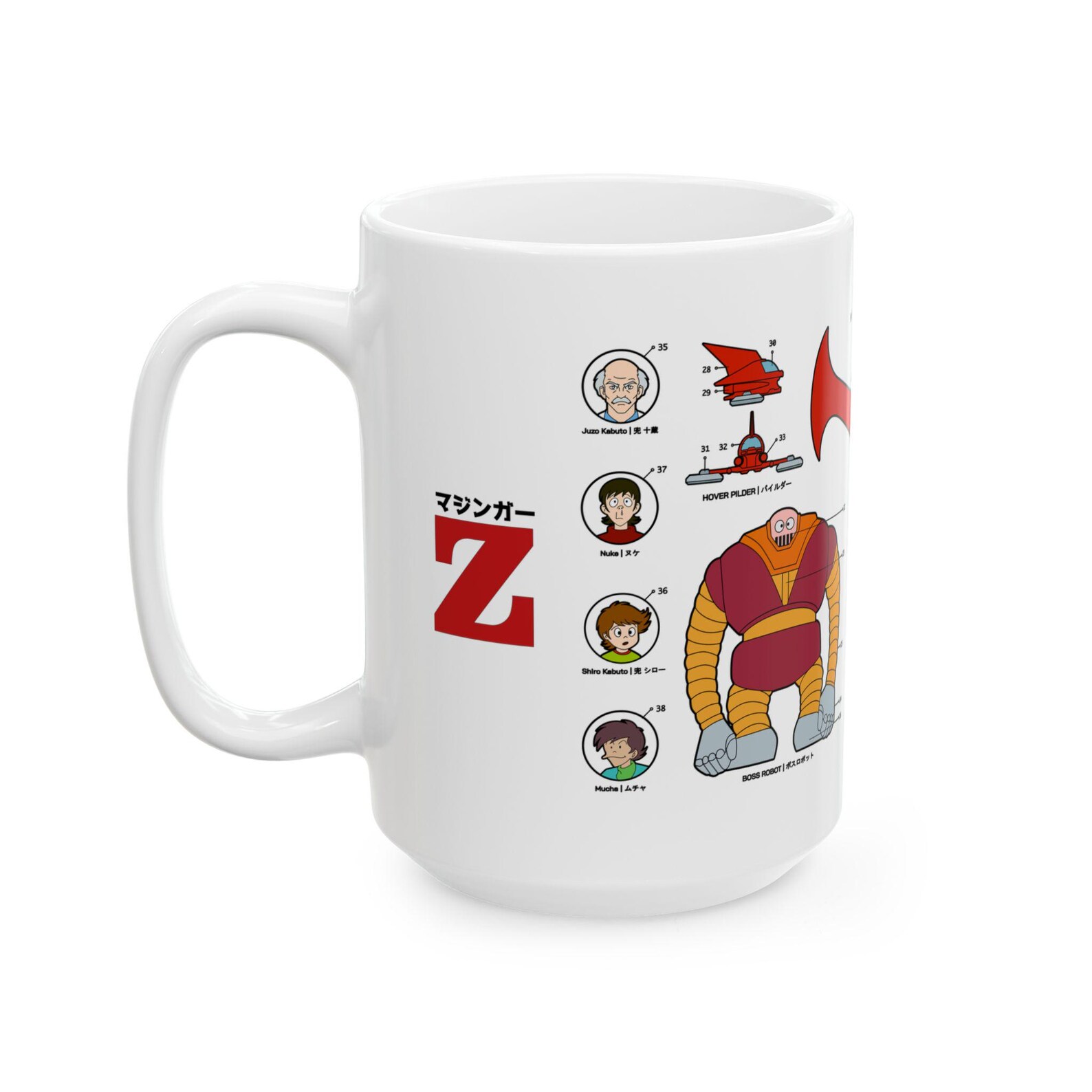 Mazinger Z Coffee Mug: Classic Mecha Anime Cup - Etsy