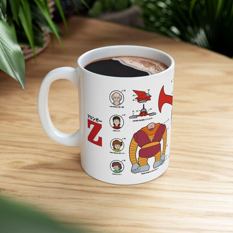 Mazinger Z Mug | Mazinger Coffee, Koji Kabuto Cup, Classic Anime ...