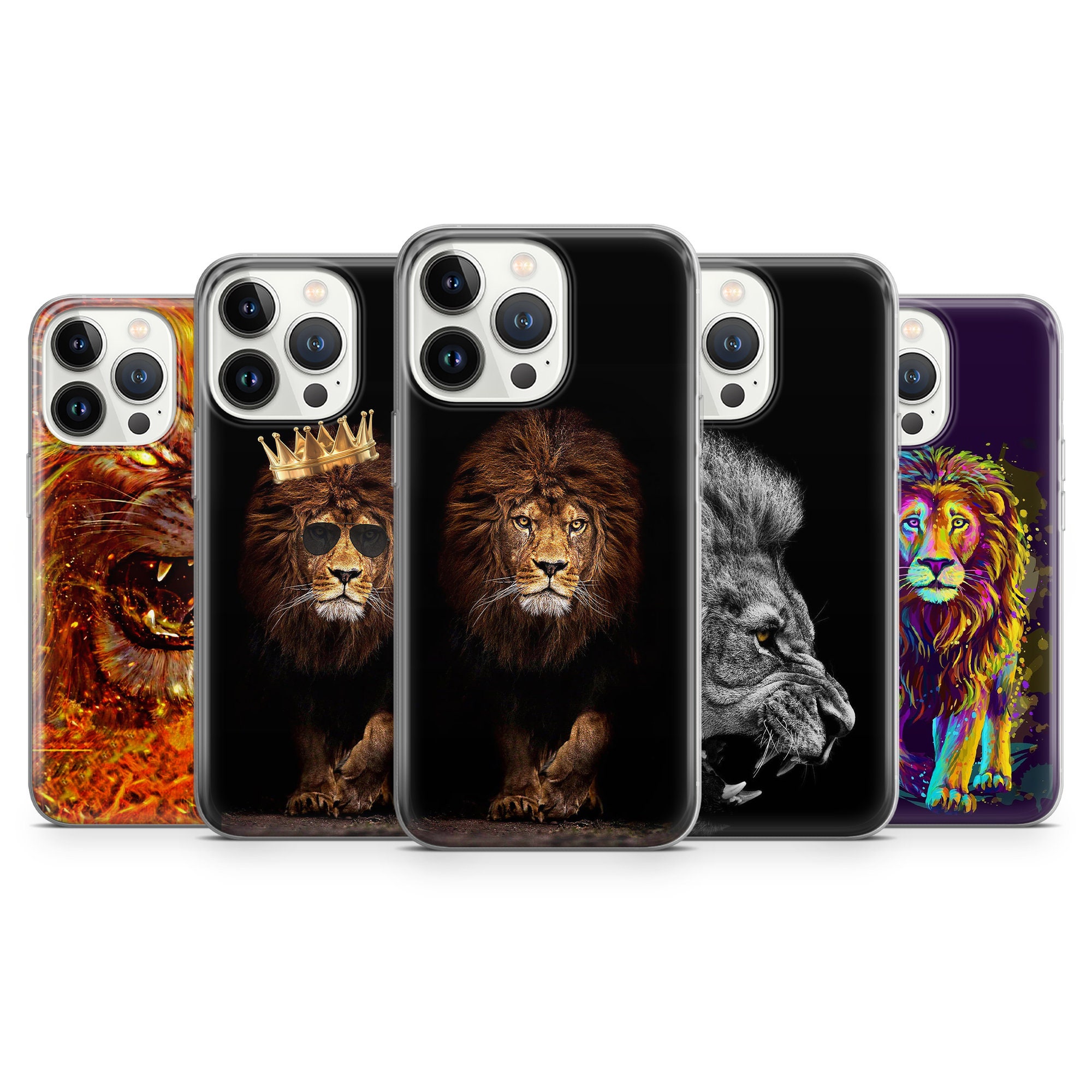 Lion King Design Phone Case, Premium TPU Gel Cover for (iphone, Samsung ...