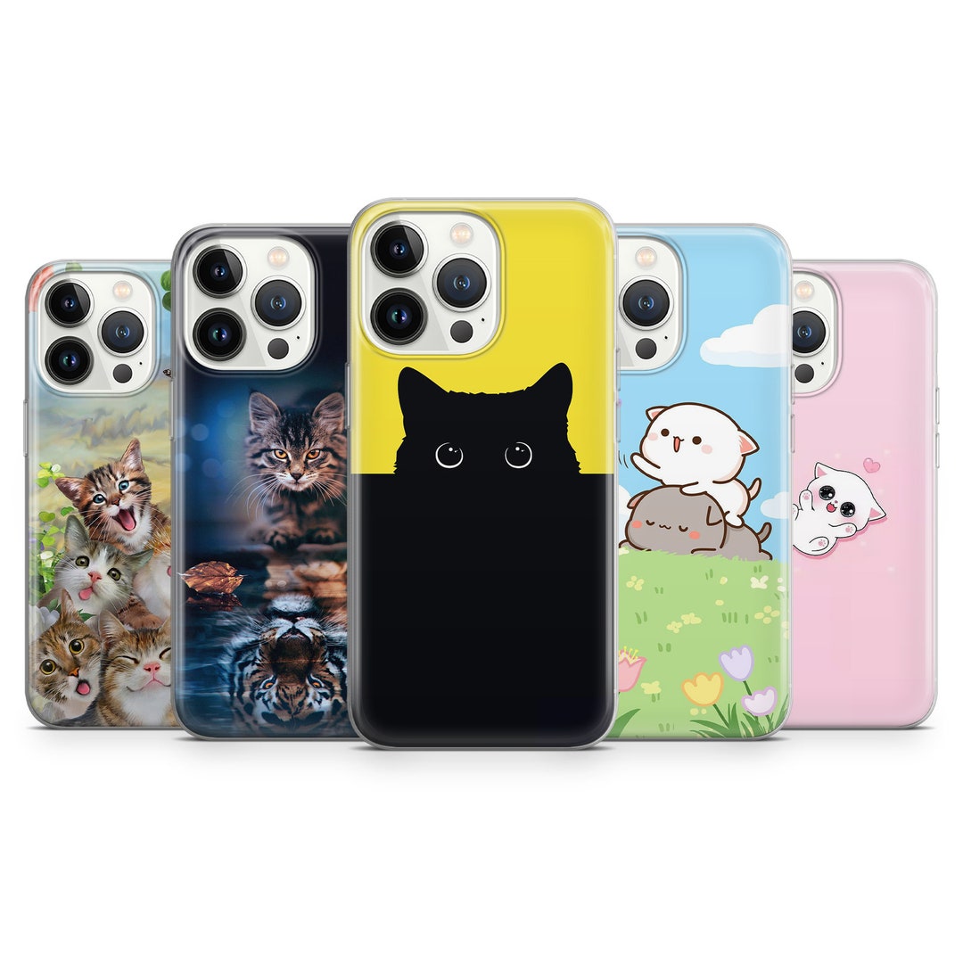 Cats House Pet Phone Case Kitty Meow Cover for iPhone 15, 14pro, 13, 12 ...