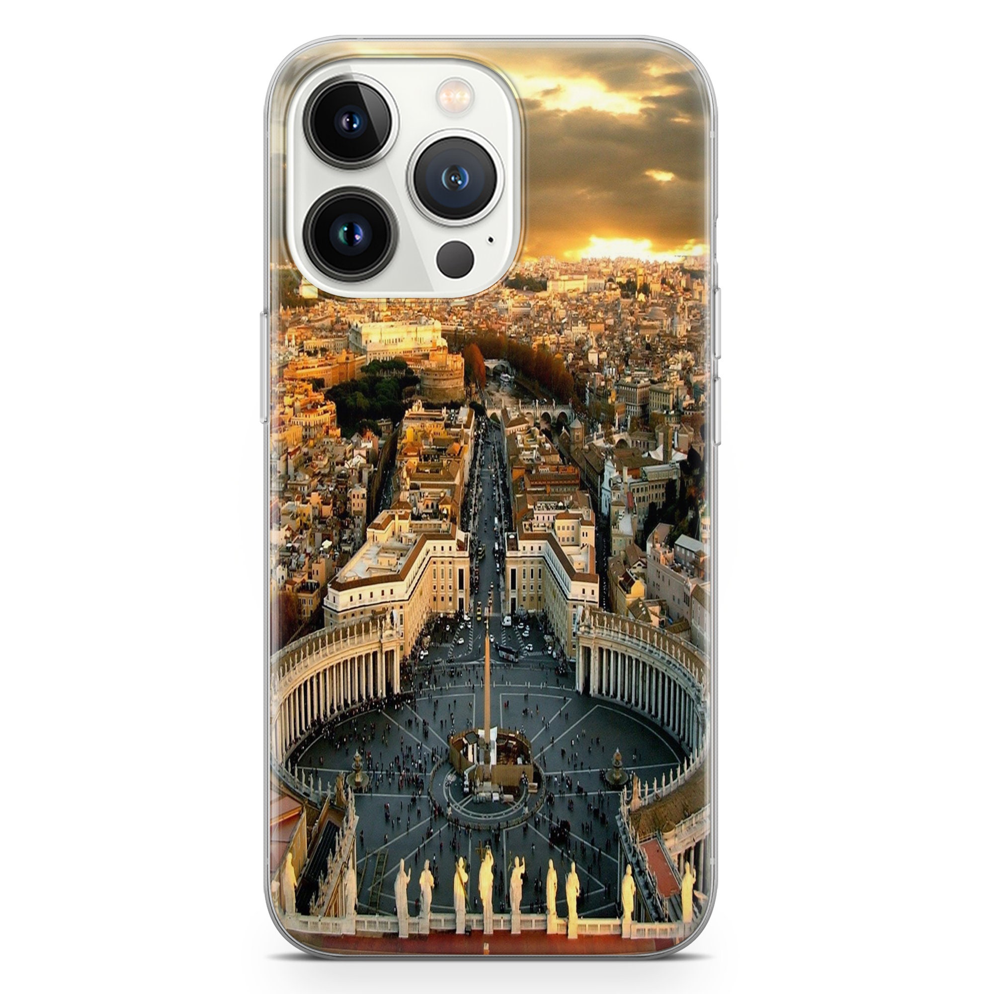 Italy Rome Phone Case Tourist Sightseeing Cover for iPhone 16 15, 14 ...
