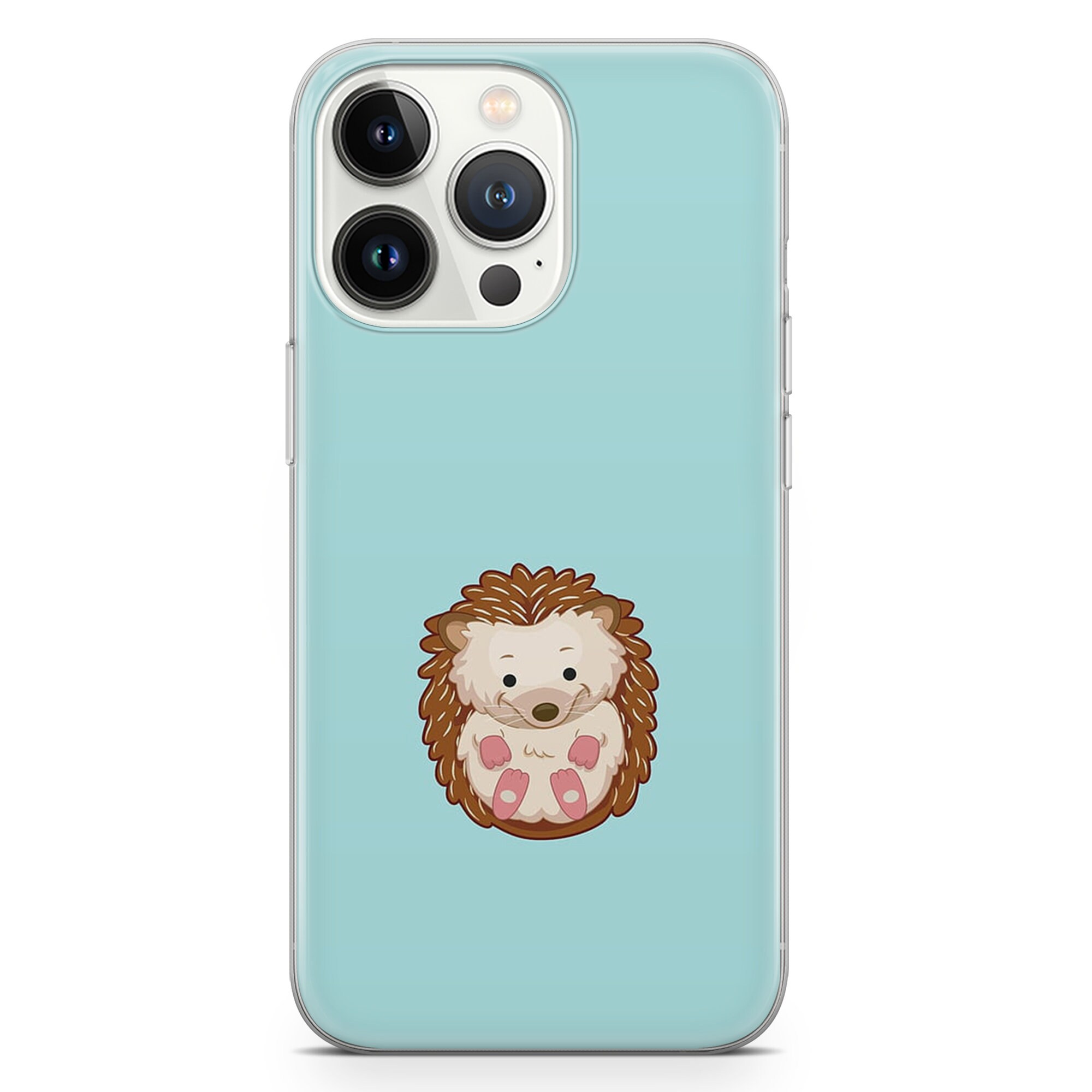Cute Hedgehog Phone Case Pattern Art Cover for iPhone 15, 14pro, 13, 12 ...