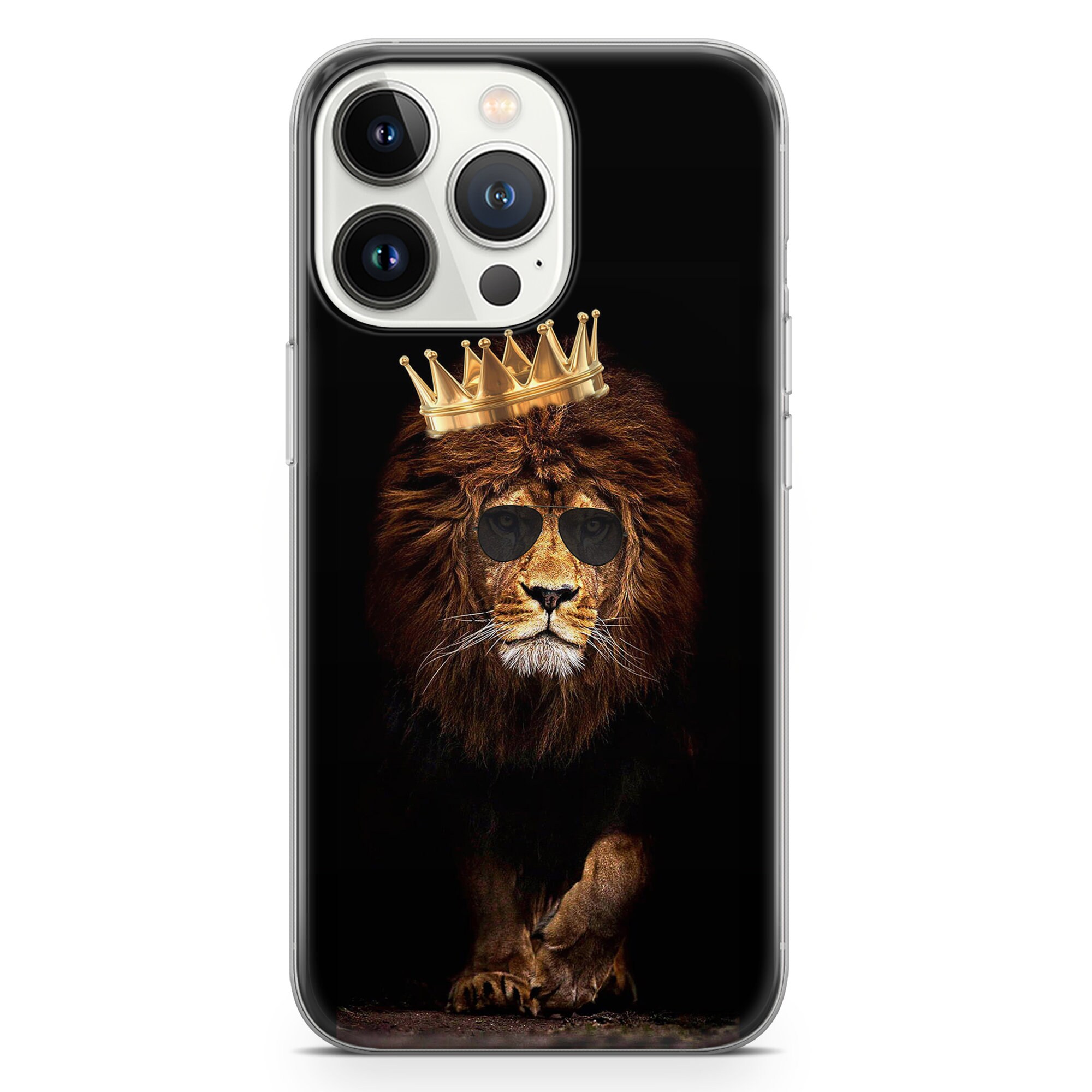 Lion King Design Phone Case, Premium TPU Gel Cover for (iphone, Samsung ...